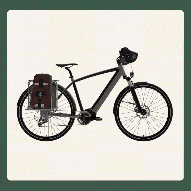 Porte bagages repliable par Gojura