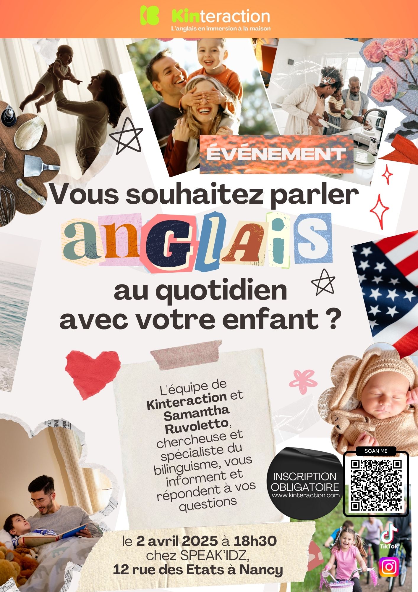 KINTERACTION - L'anglais en immersion à la maison - Ulule