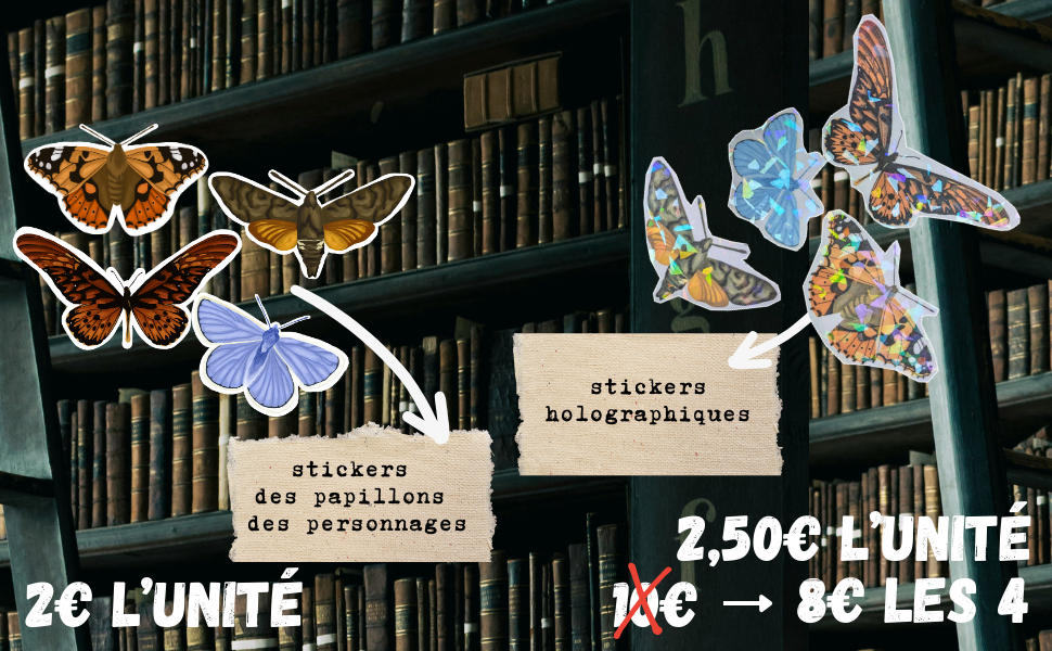 Edition reliée et brochée : Fous-Papillons