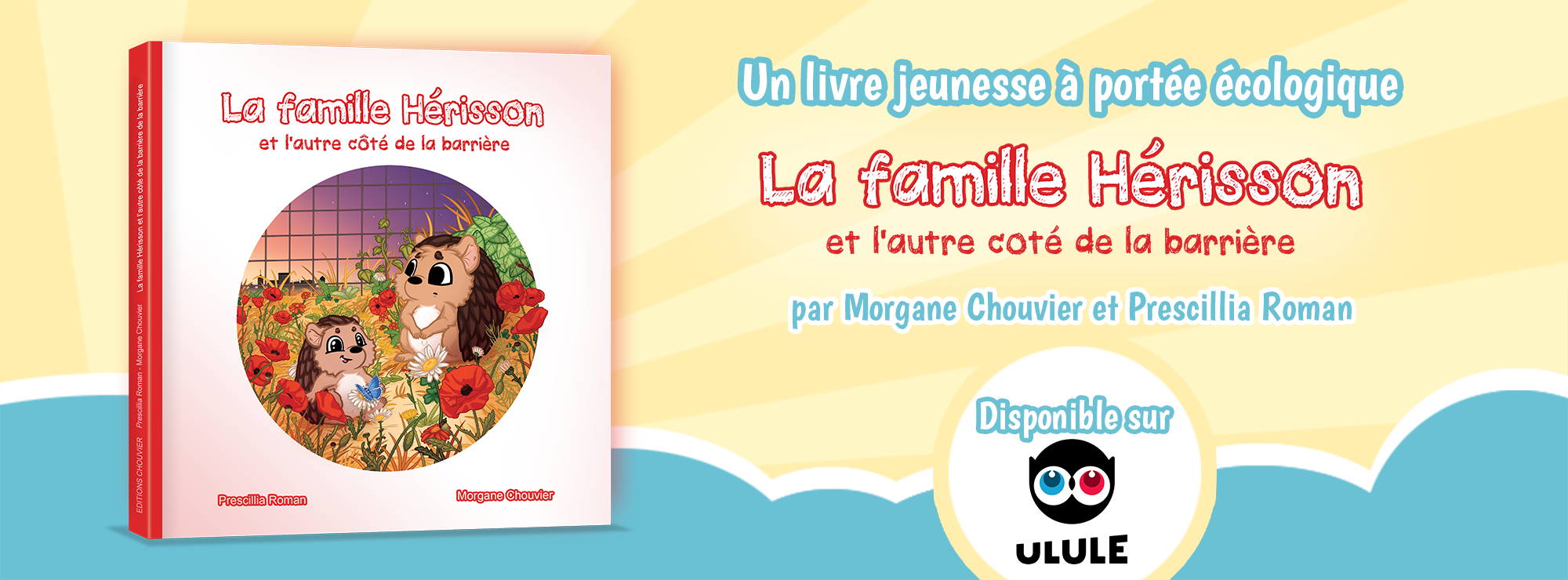 La famille Hérisson et le danger près de l'étang. - Ulule