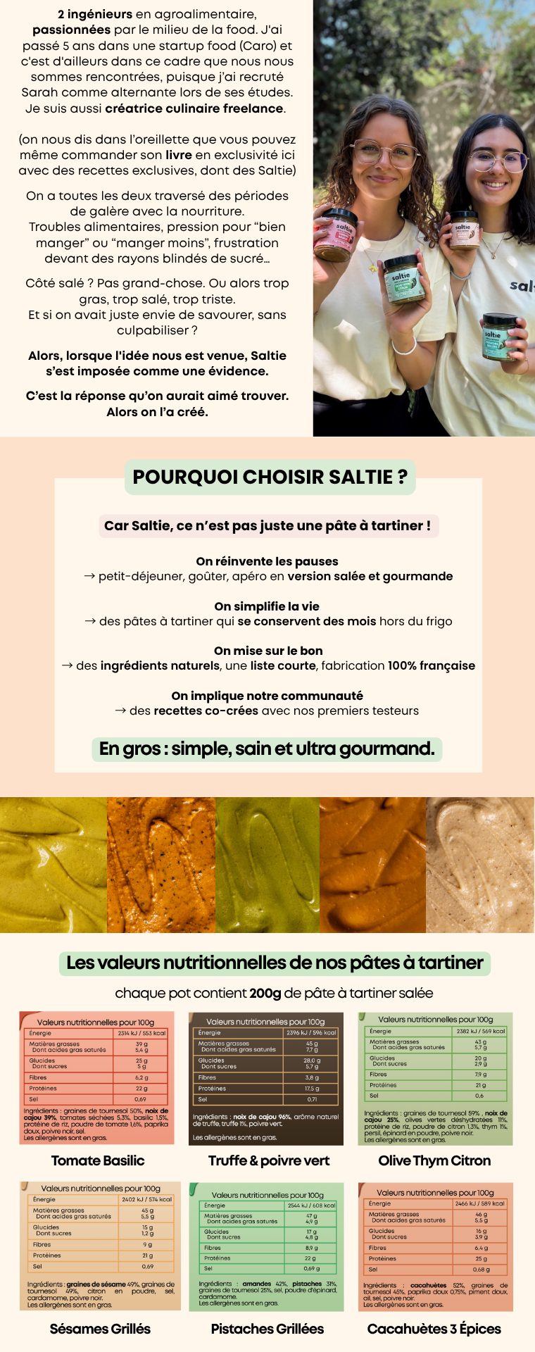 Saltie la 1ère pâte à tartiner salée saine & gourmande