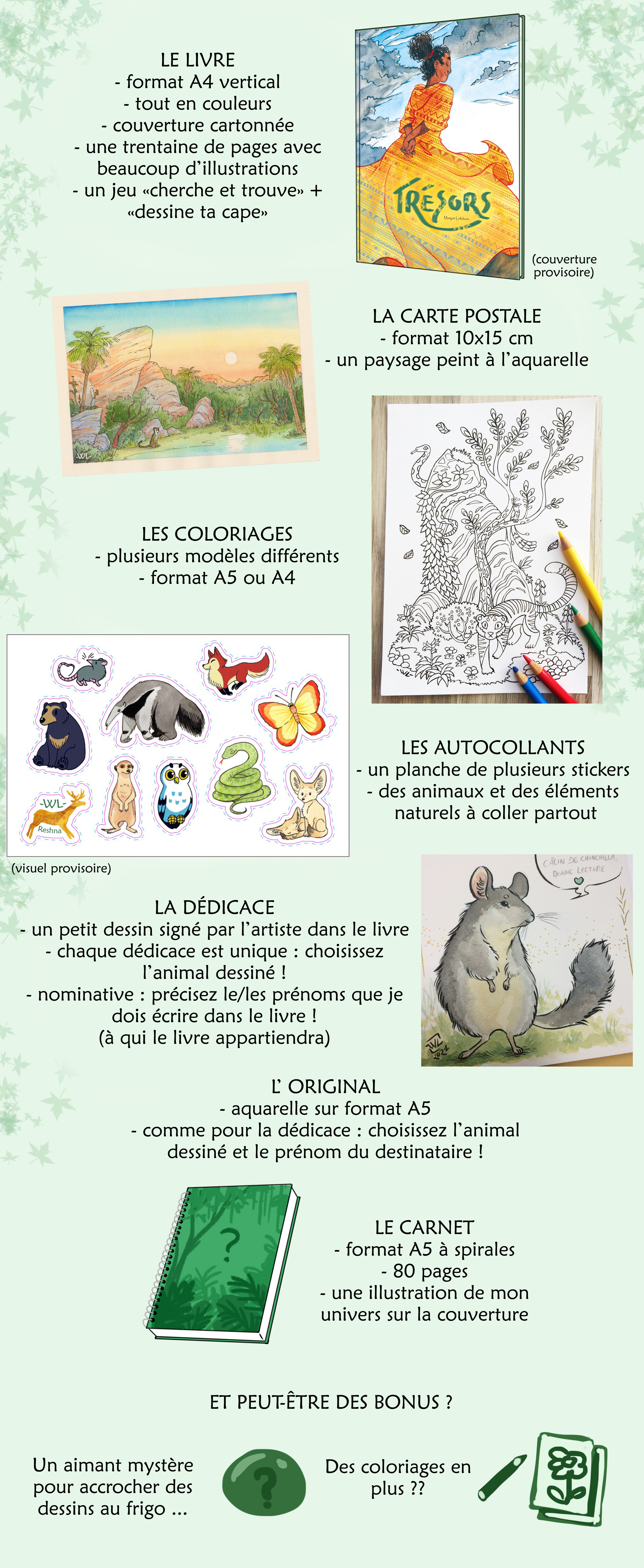 "Trésors", un album illustré pour explorer la nature - Ulule