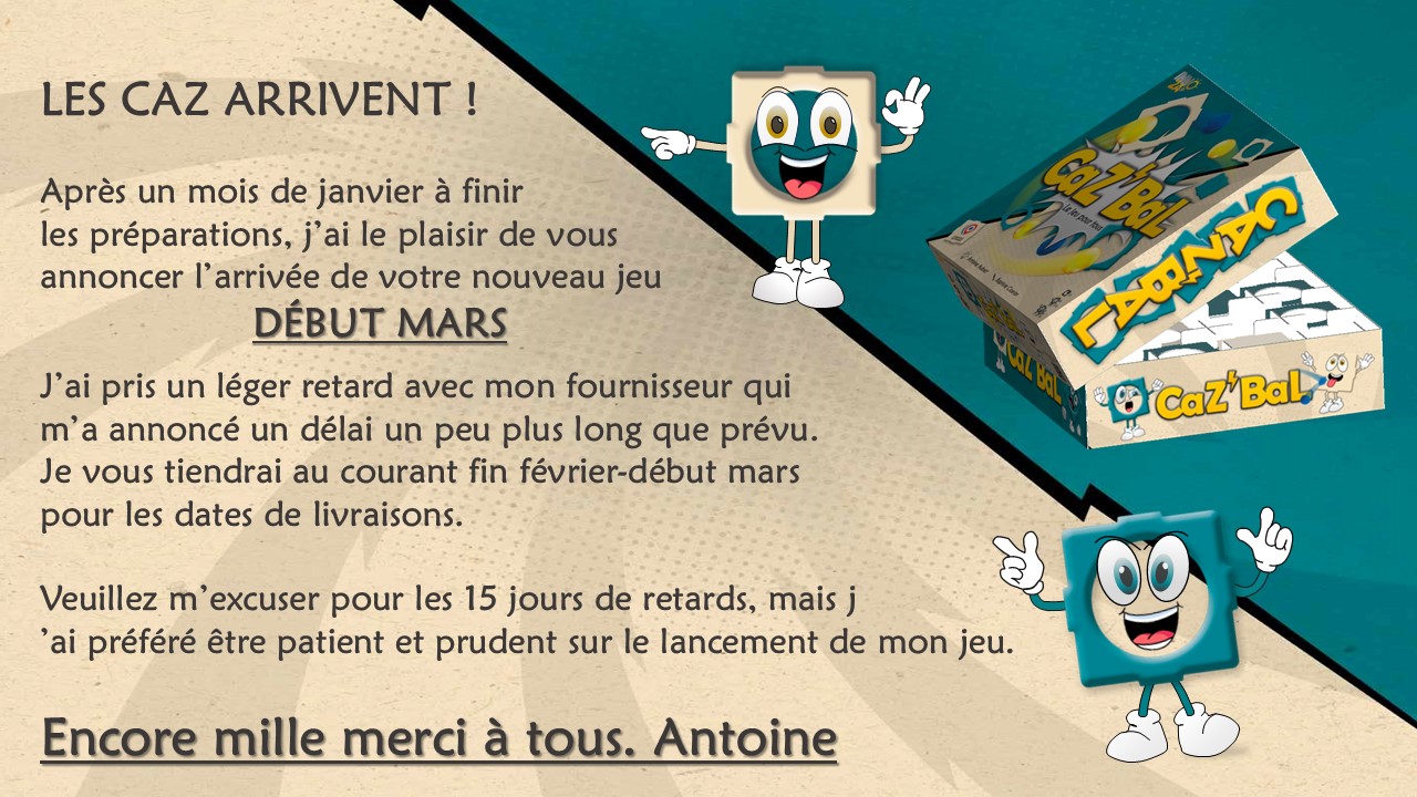 CaZ'BaL - Le jeu d'ambiance pour tous ! - Ulule