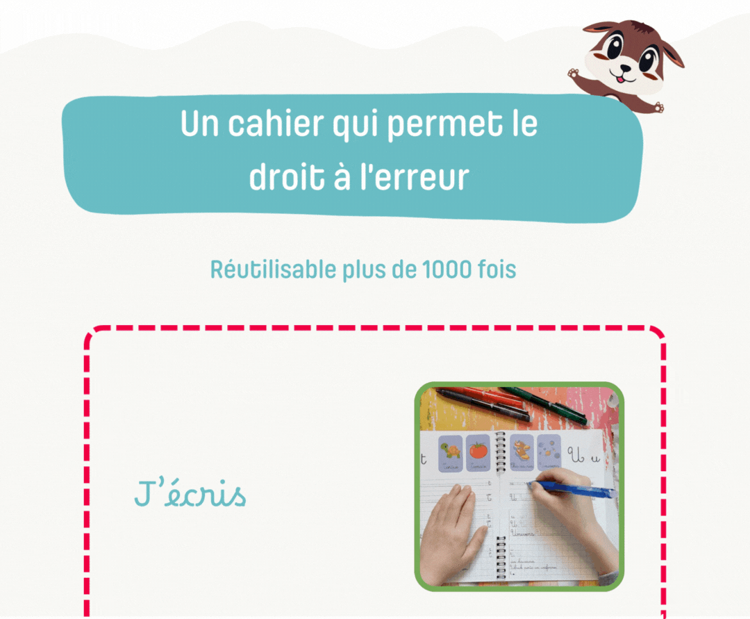 Cahier réutilisable ETEA - Ulule