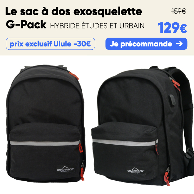 Le sac à dos exosquelette qui allège le poids de 92%