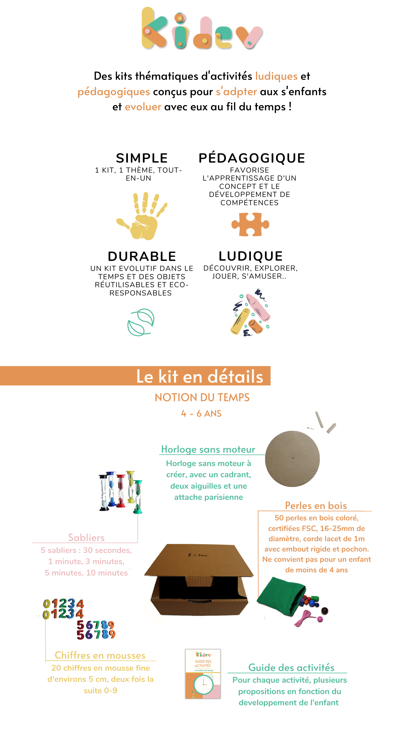 Kidev - kit évolutif d'activités ludiques et pédagogiques