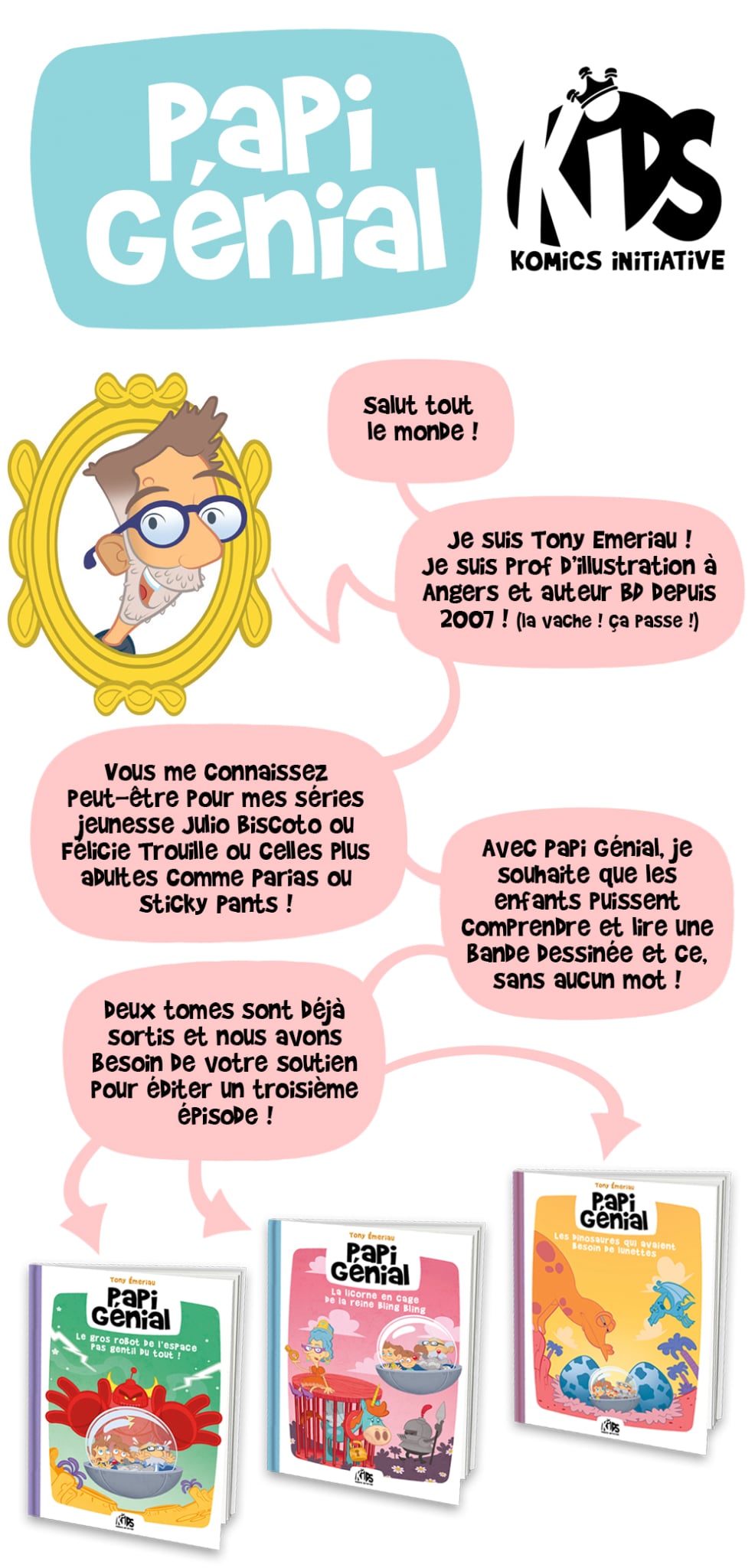PAPI GÉNIAL ET LES DINOSAURES QUI AVAIENT BESOIN DE LUNETTES PAPI GÉNIAL ET LES DINOSAURES QUI AVAIENT BESOIN DE LUNETTES