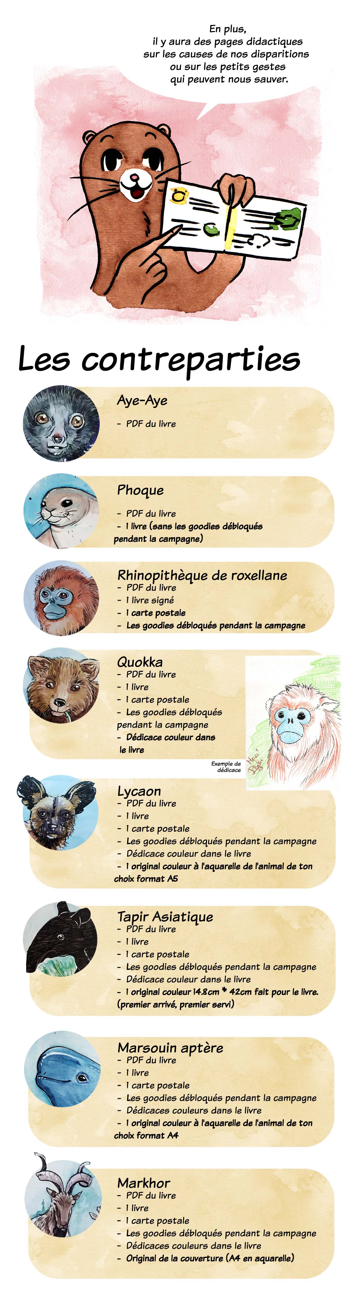 Animaux méconnus en danger