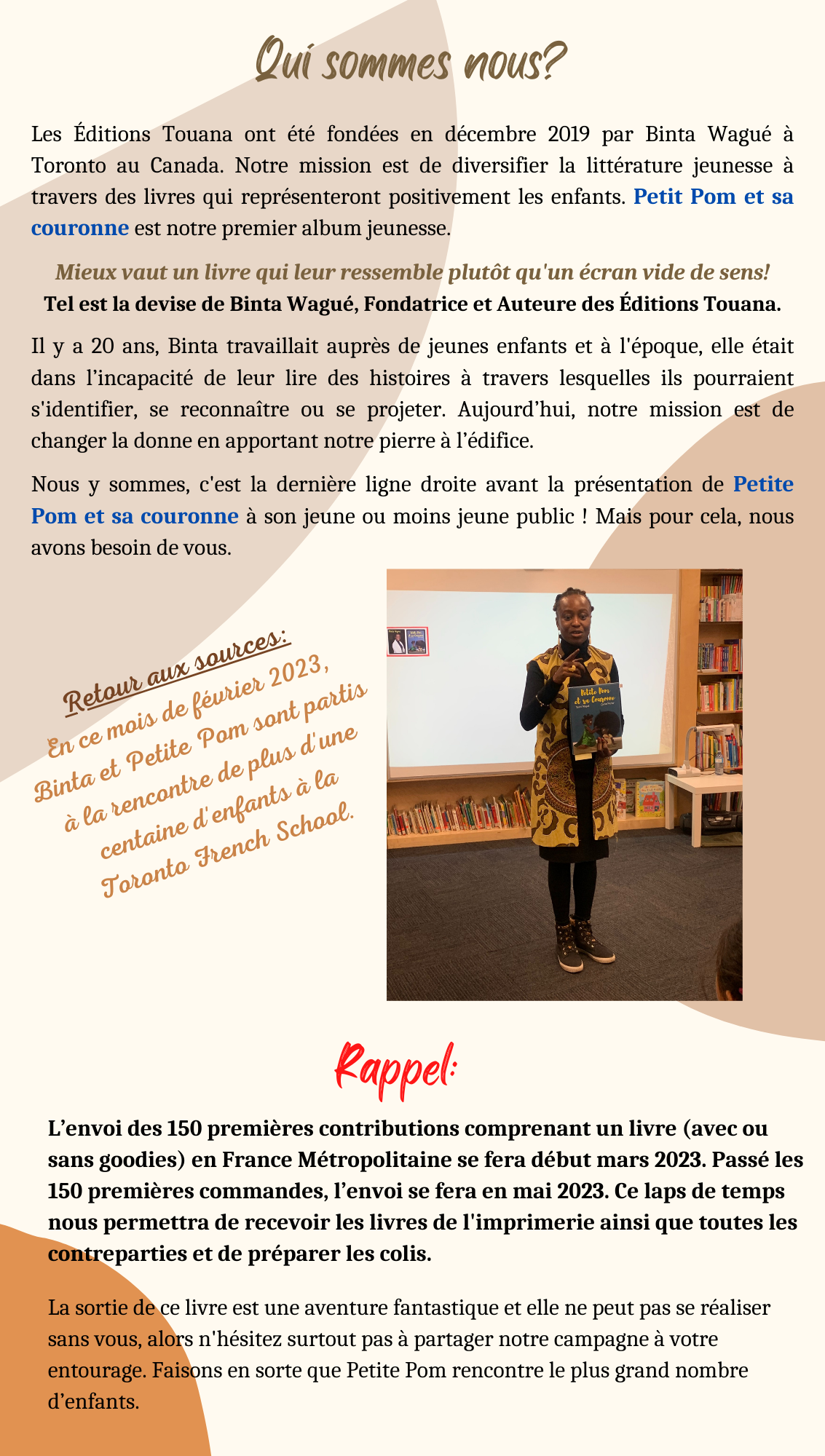 Petite Pom et sa couronne