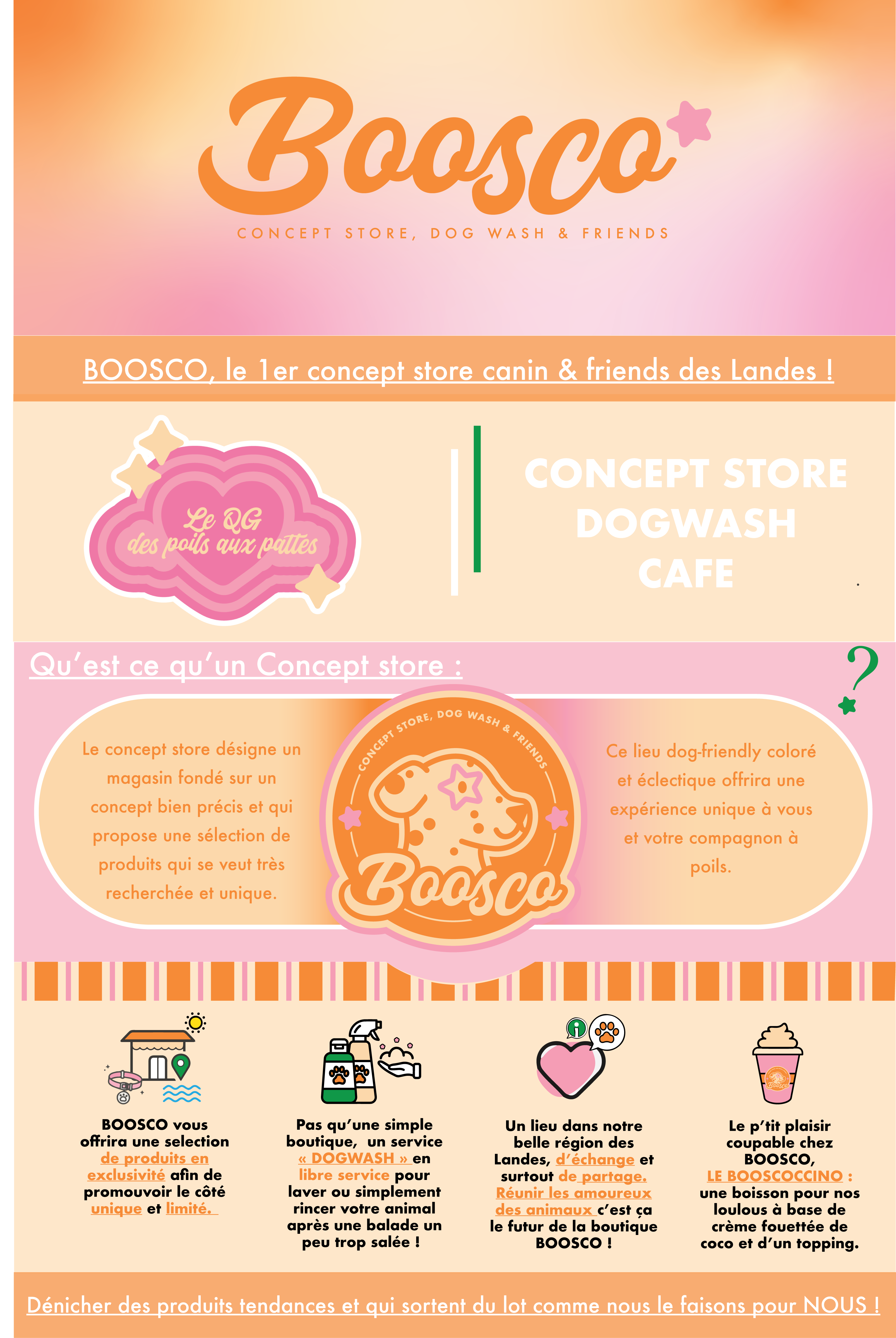 BOOSCO, le 1er concept store canin & friends des Landes