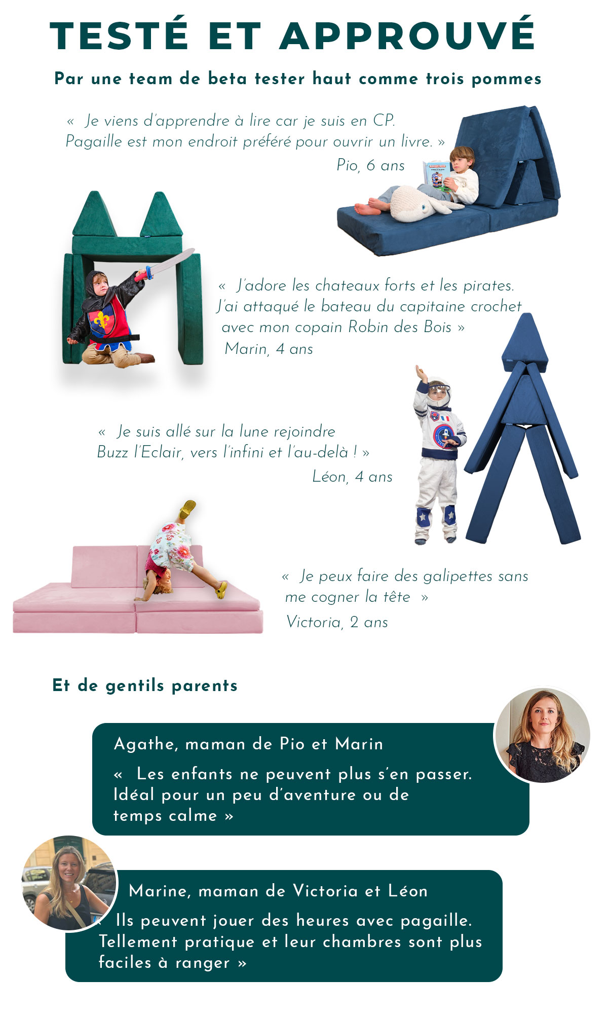 Le super canapé de jeu modulable 🌈