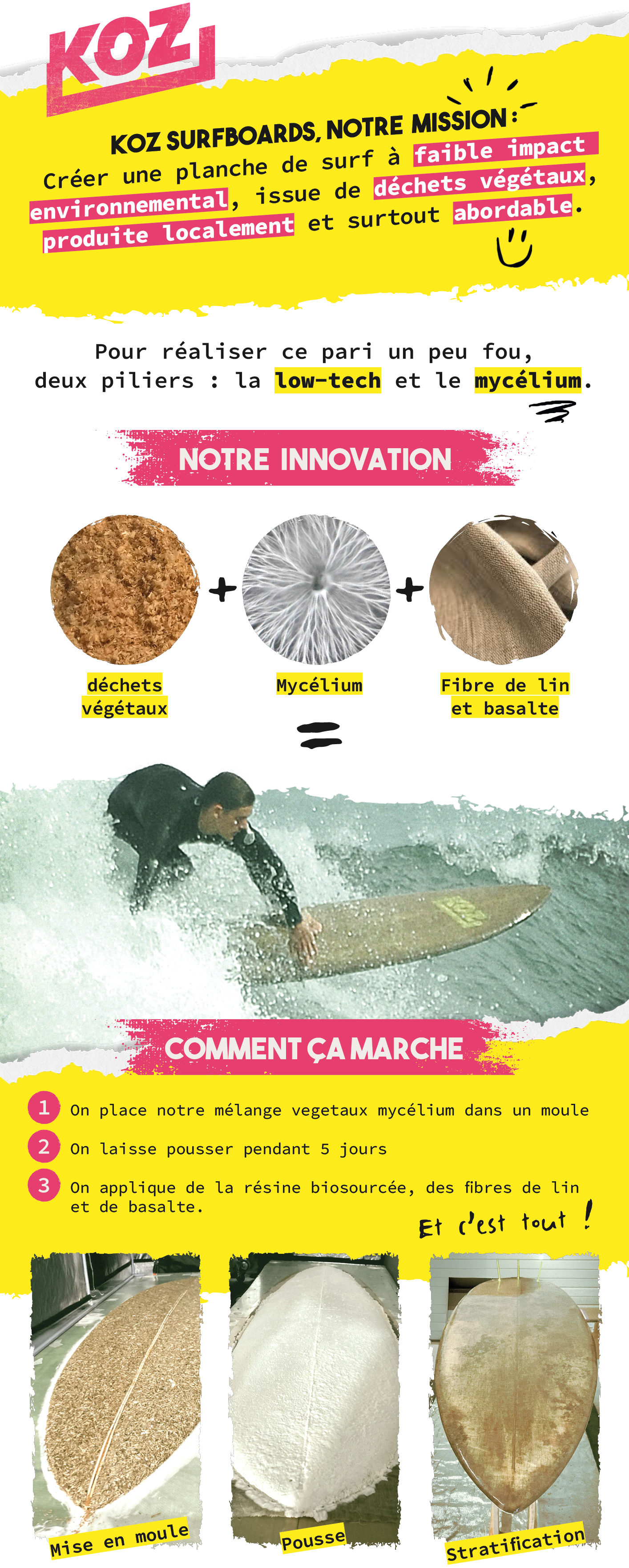 Koz Surfboards : le surf en champignon 🏄 🍄