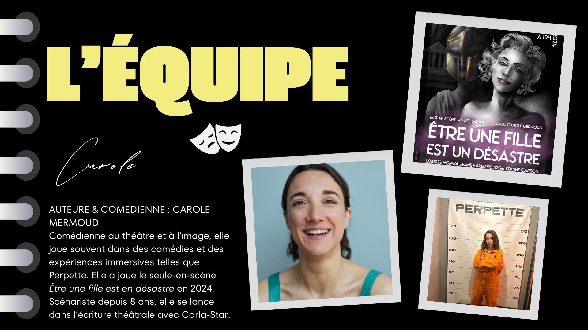 CARLA STAR Seule en scène