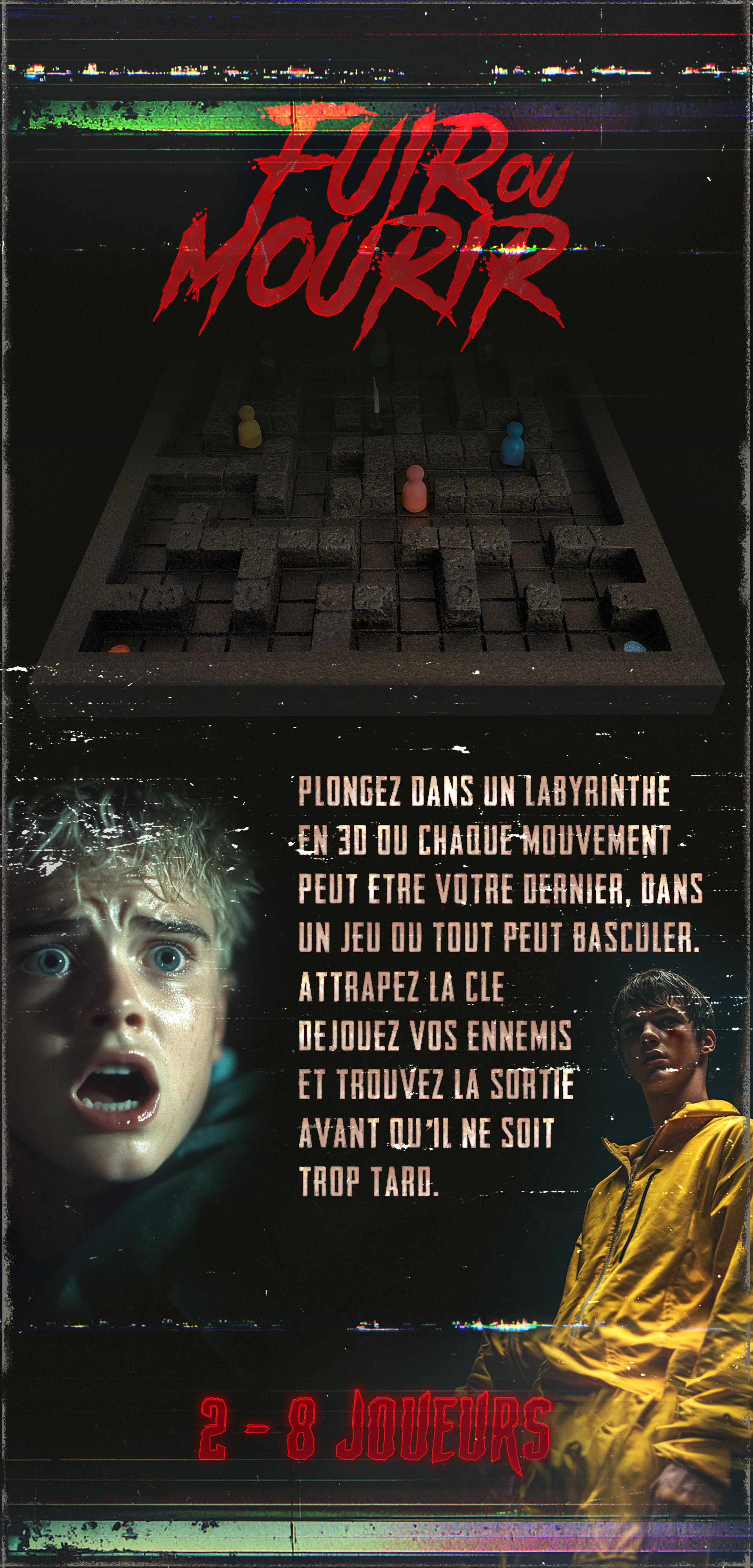 Fuir ou Mourir, Jeux de société de survie en 3D - Ulule
