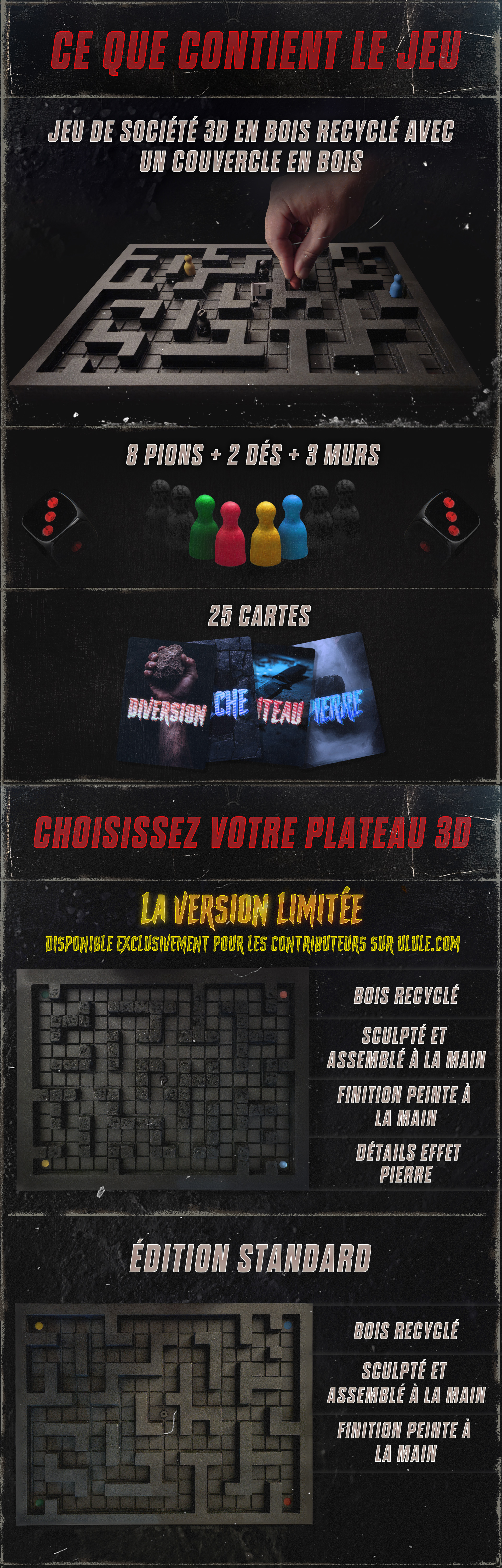 Fuir ou Mourir, Jeux de société de survie en 3D - Ulule
