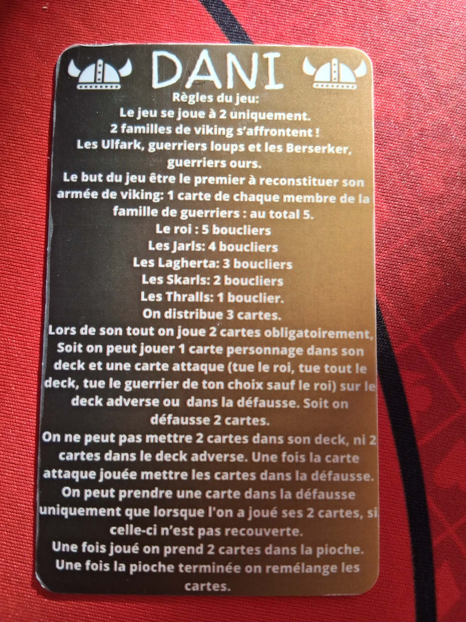 JEUX DE CARTES DANI - Ulule