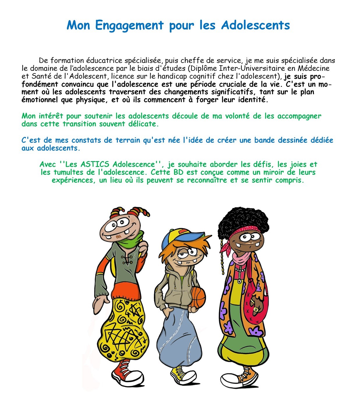 Soutenez l'édition de la BD : "Les ASTICS - Adolescence" ! - Ulule