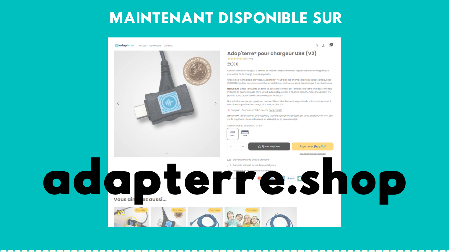 Adap'terre® v2 (disponible sur adapterre.shop) - Ulule