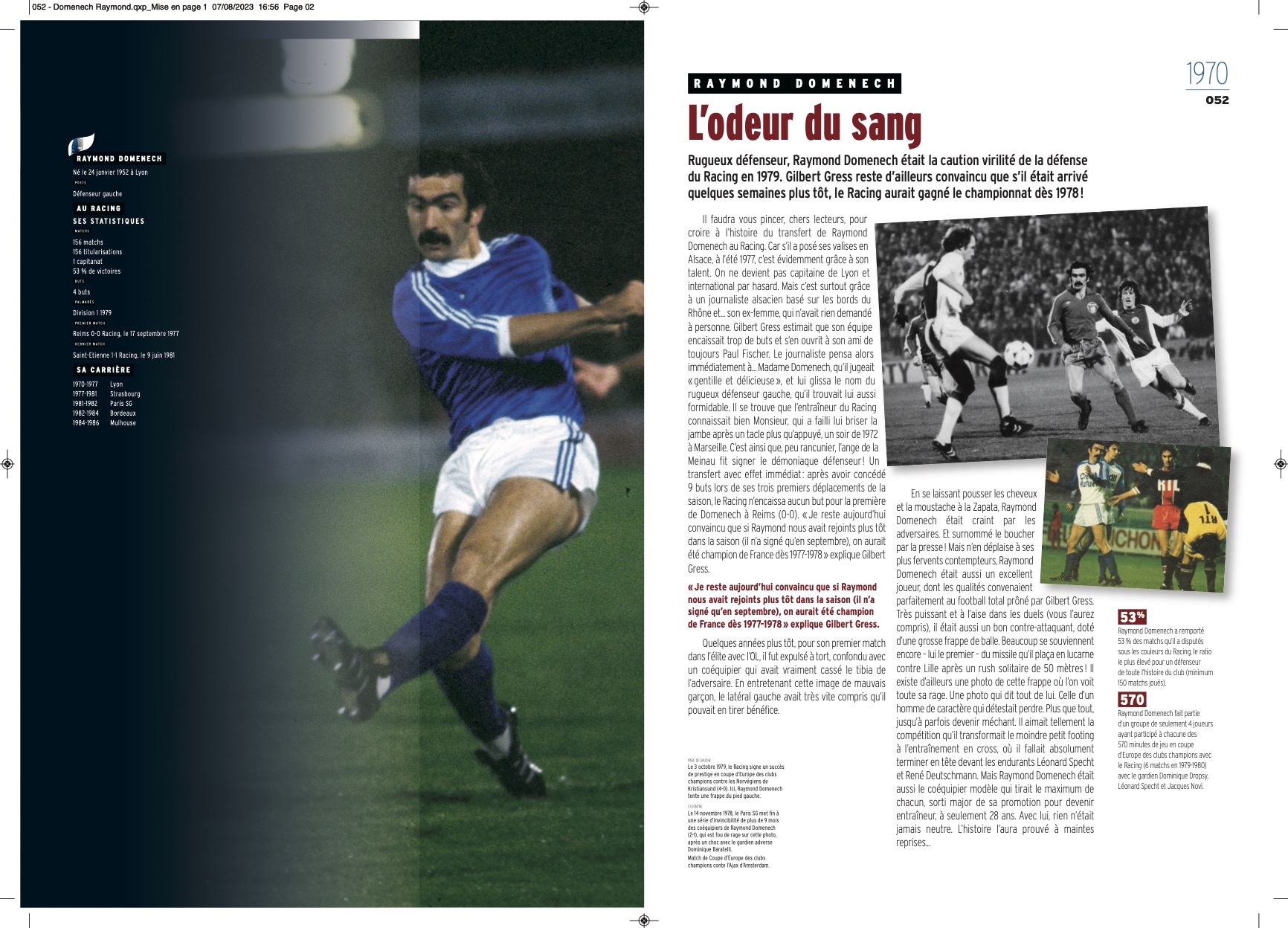 Livre « LÉGENDES » sur le RC Strasbourg Alsace