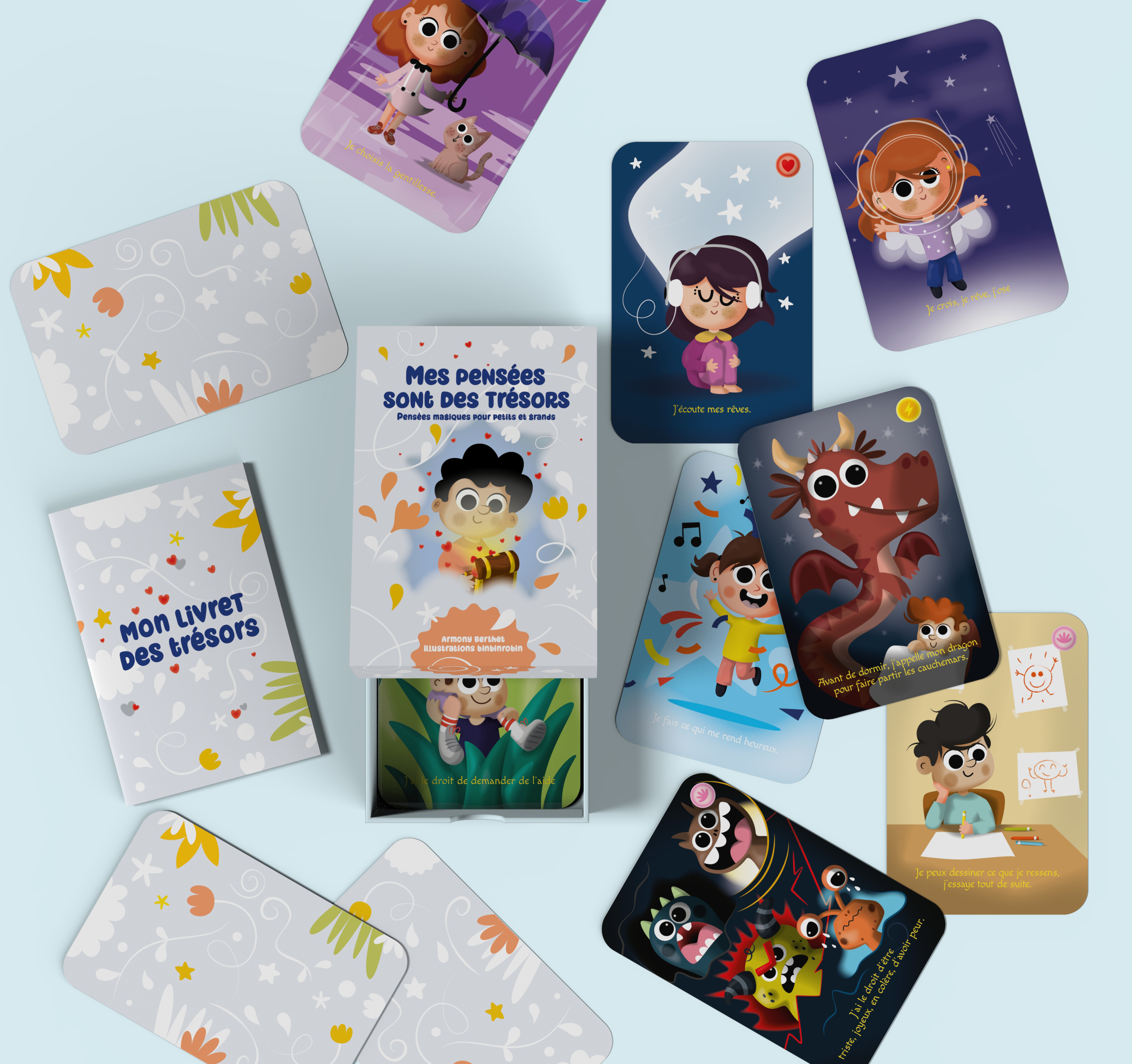 ORACLE BIEN-ÊTRE : MES PENSÉES SONT DES TRÉSORS