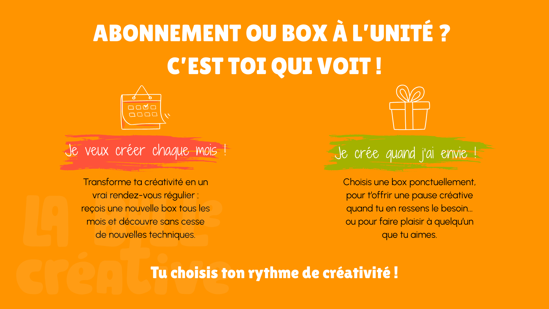 Box Créative Mensuelle
