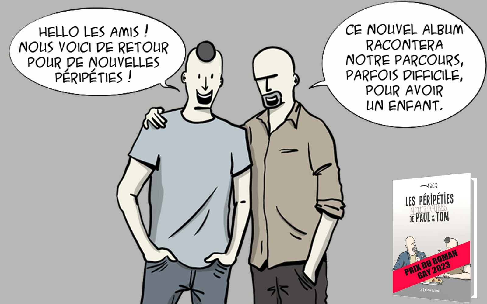 Les péripéties homoparentales de Paul et Tom