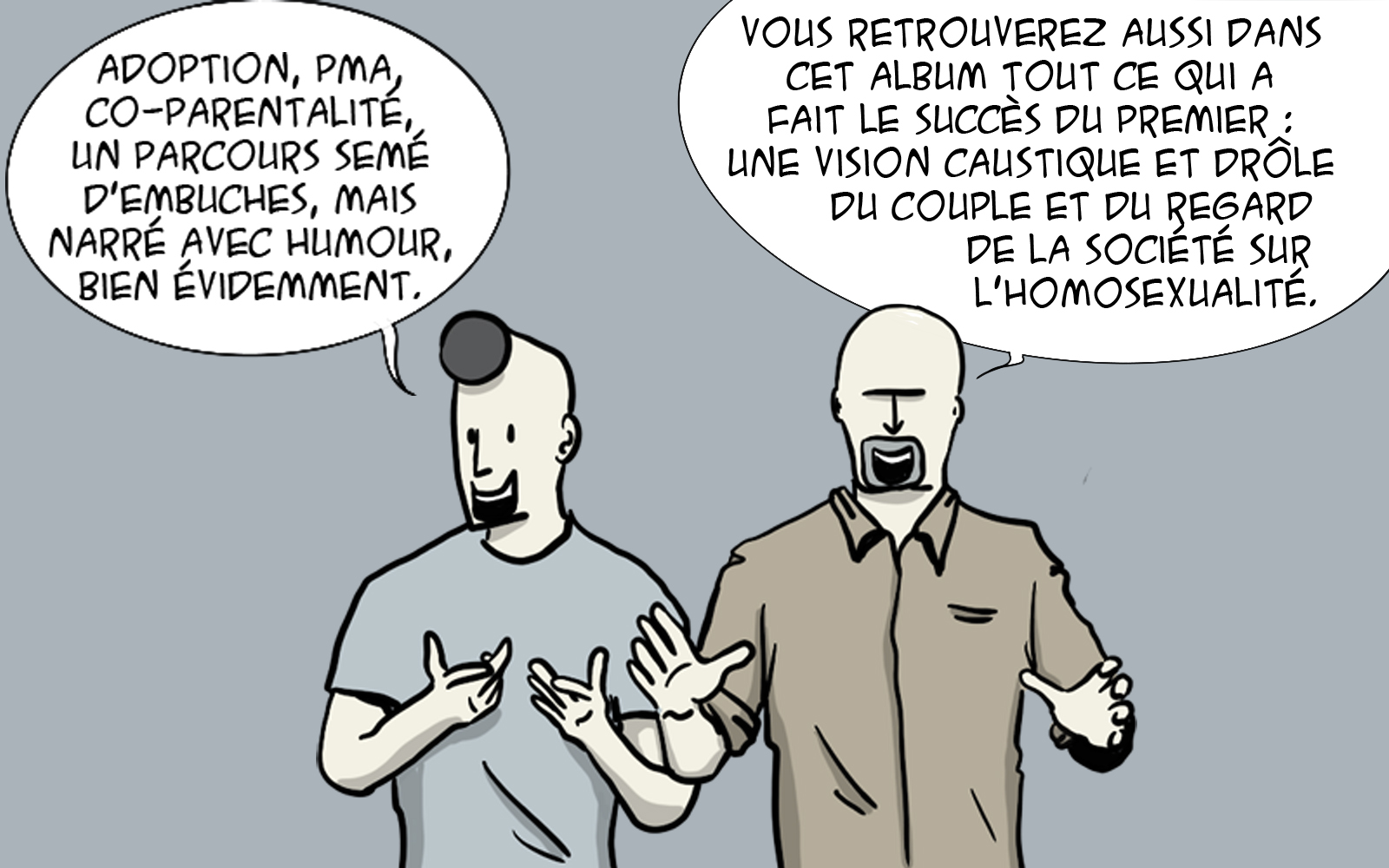 Les péripéties homoparentales de Paul et Tom