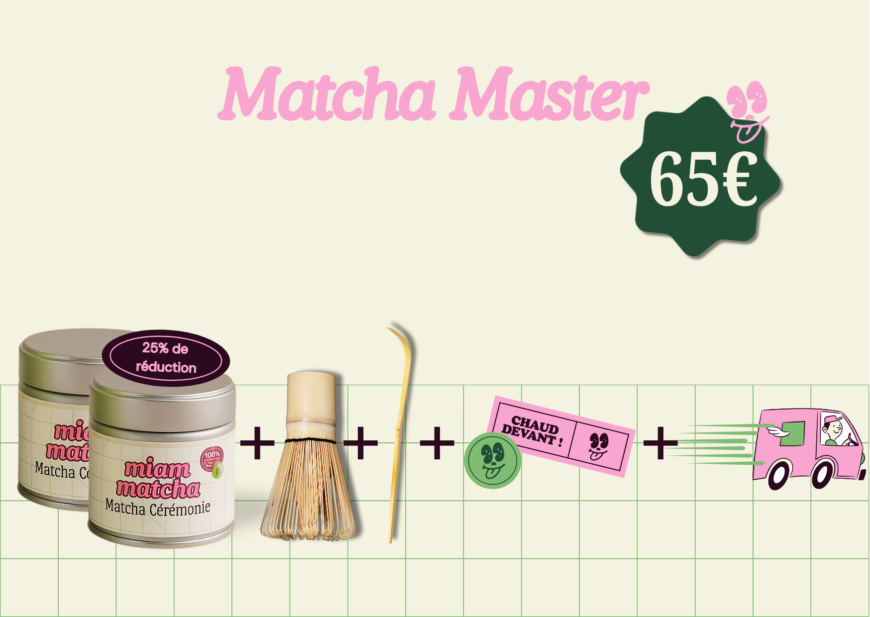 Miam Matcha : le matcha bio, 100% délicieux et 0% d'amertume
