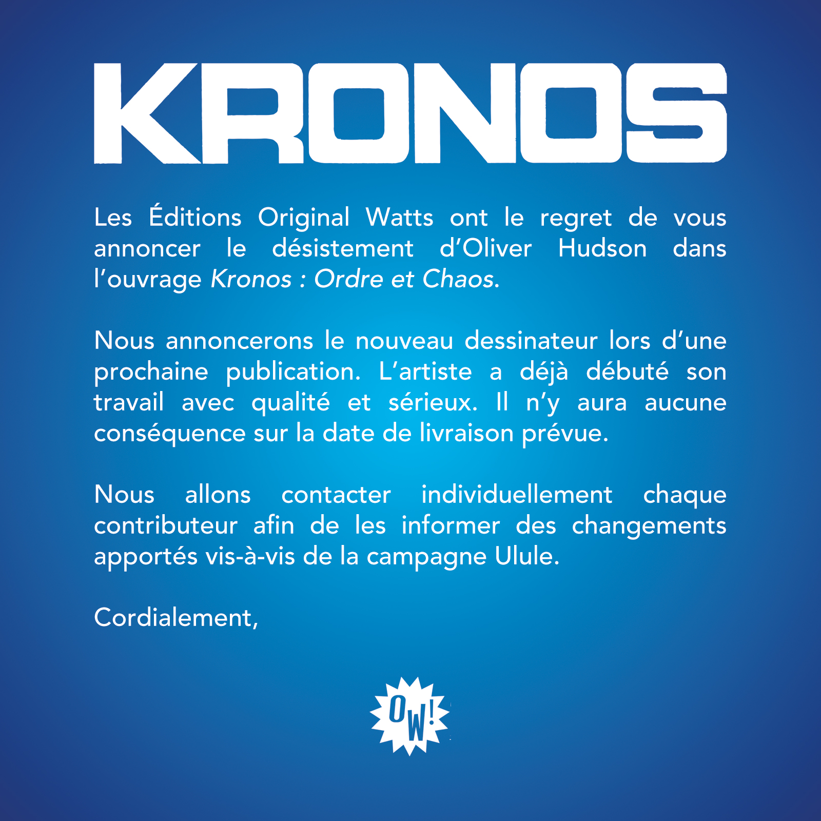 KRONOS IN COLOR - Ulule