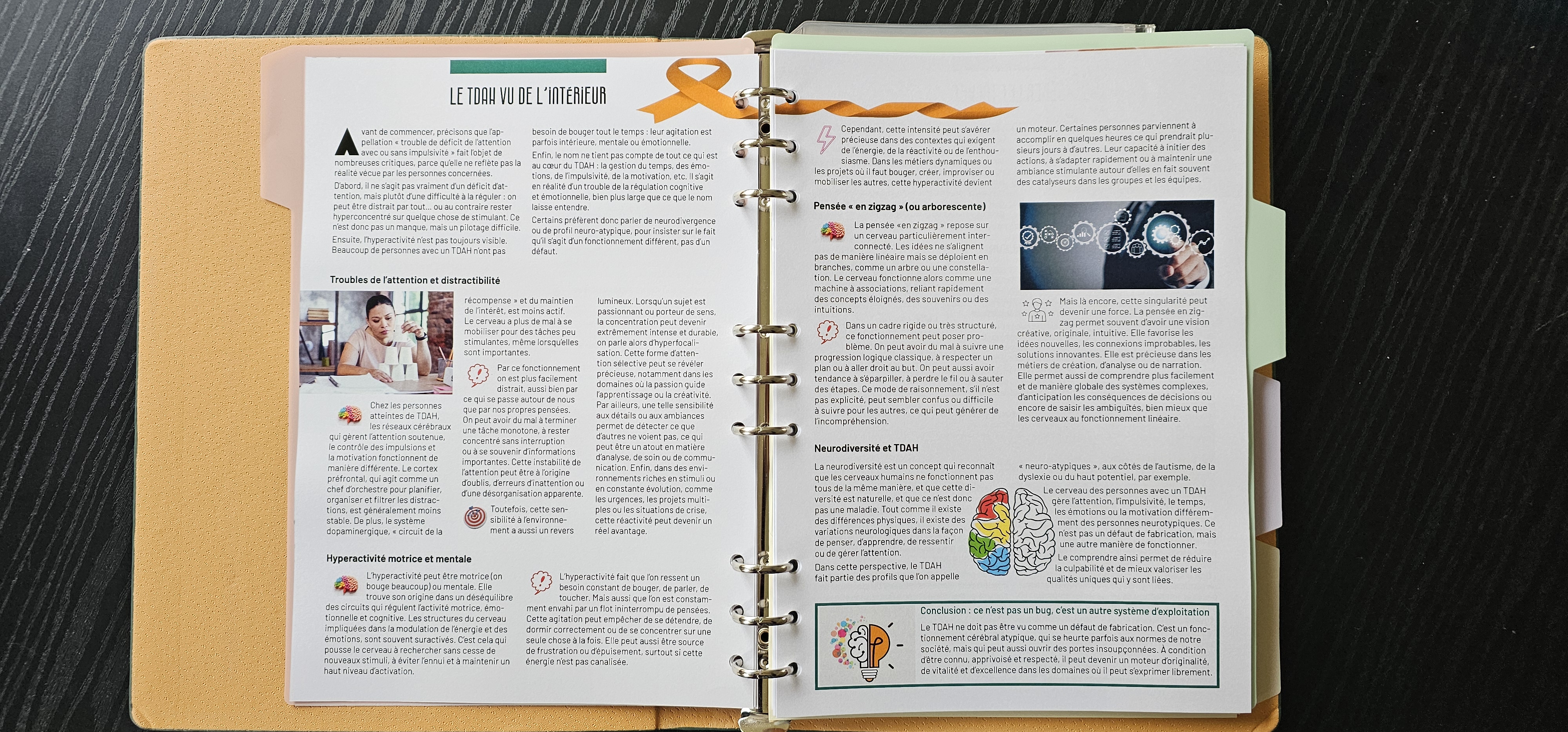 Un agenda pensé par un cerveau TDAH, pour les TDAH - Ulule