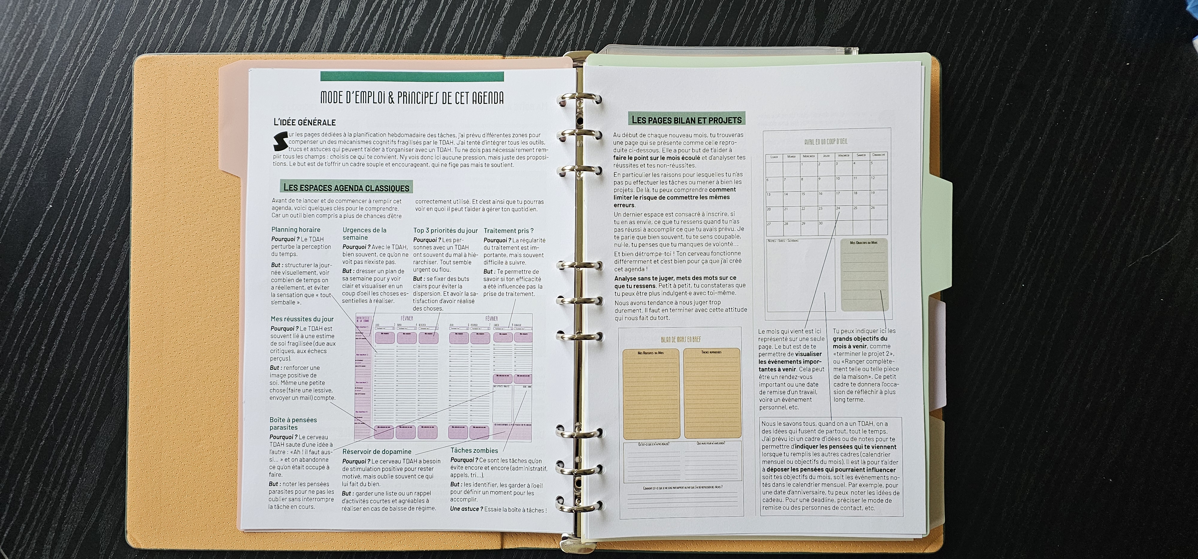 Un agenda pensé par un cerveau TDAH, pour les TDAH - Ulule