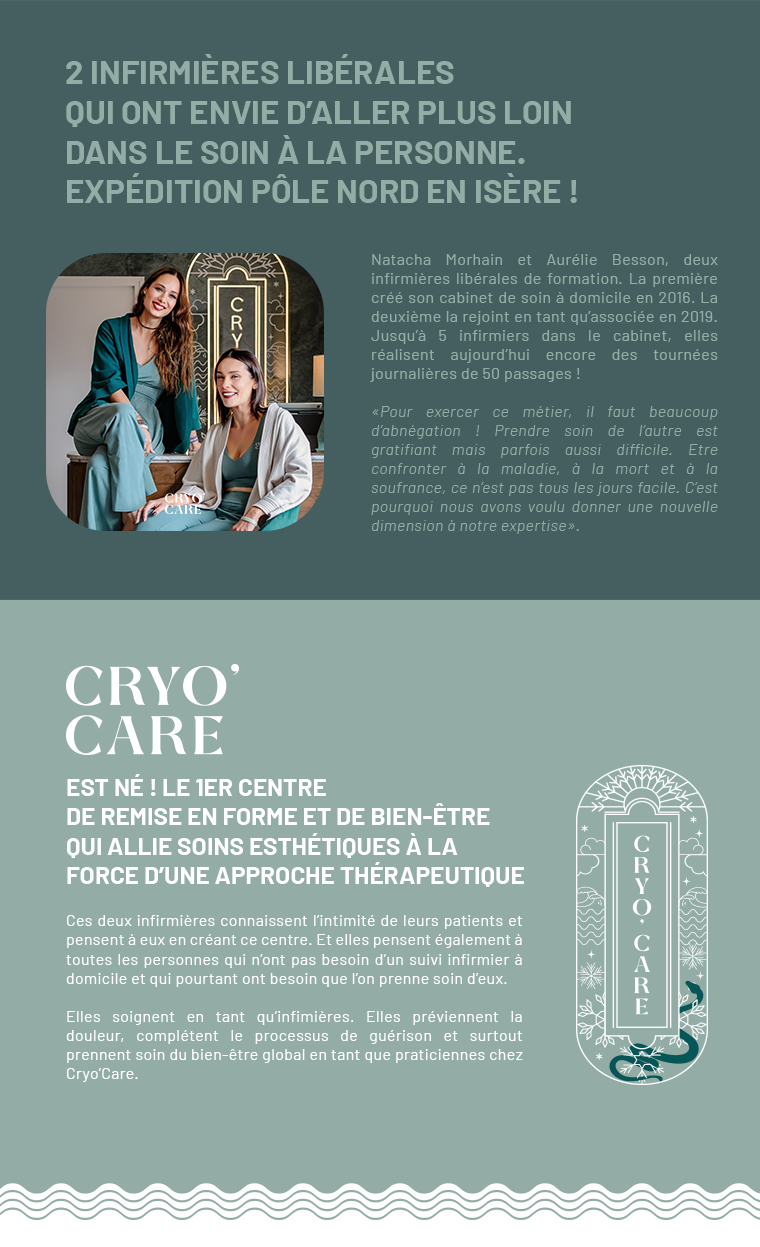 Cryo'Care, le bien-être grâce au pouvoir du froid extrême