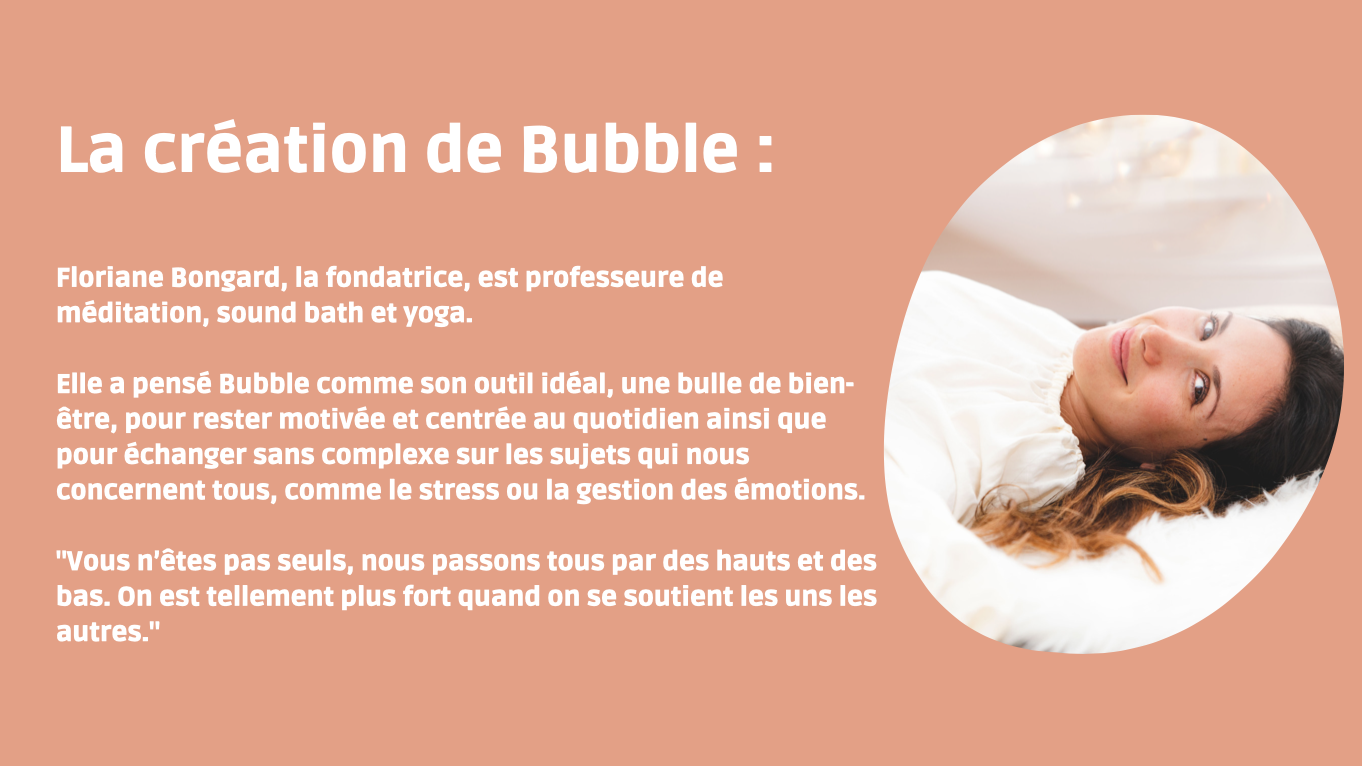 Bubble Wellness App