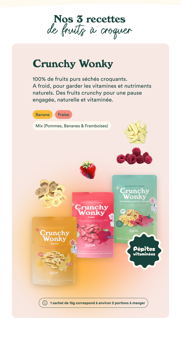 OJOA, l'hydratation et collations saines 100% Nature 🍋