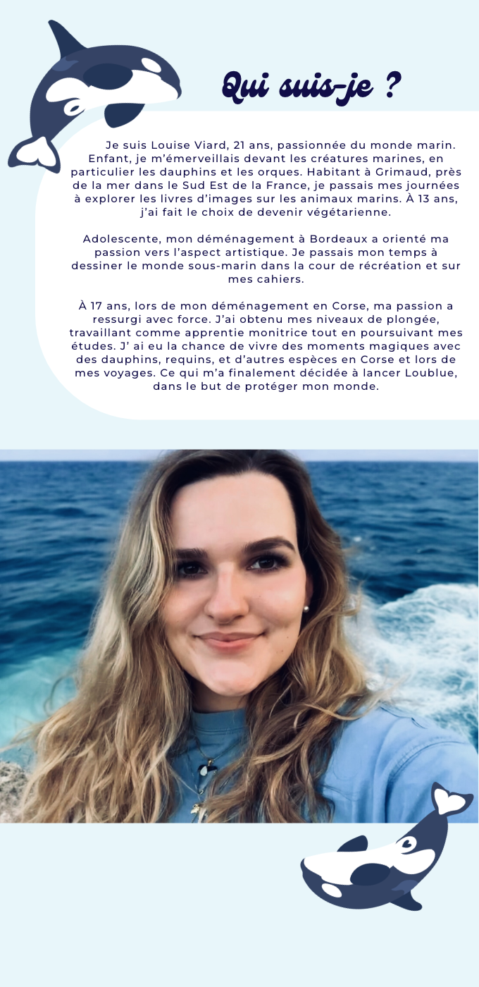 Loublue, sweats et tee-shirts inspirés des océans