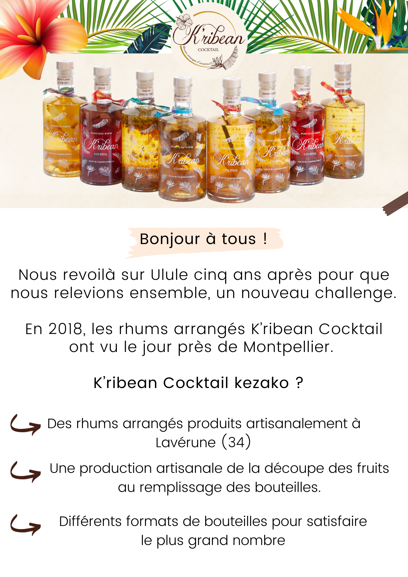 K'ribean Cocktail, des rhums arrangés au vrai goût du rhum
