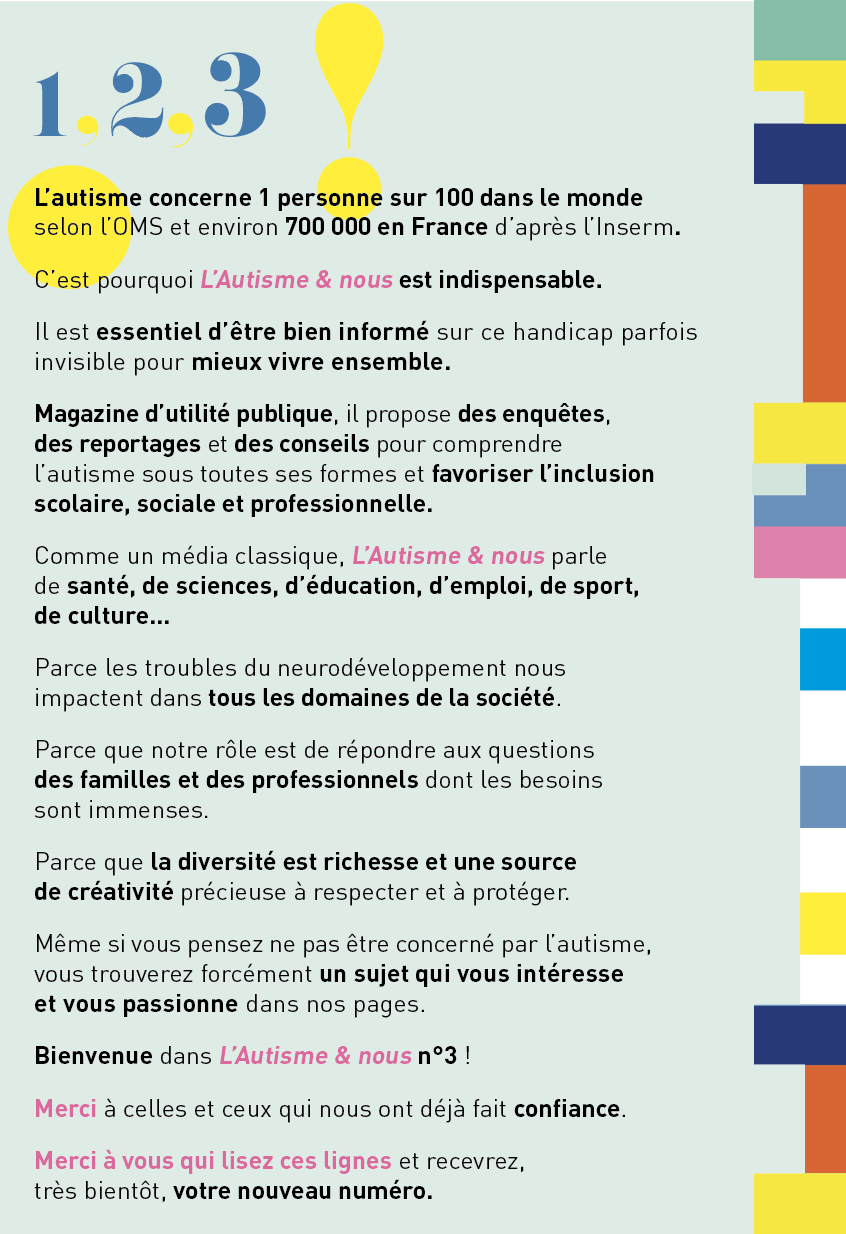 L'Autisme & nous n°3 bientôt chez vous - Ulule