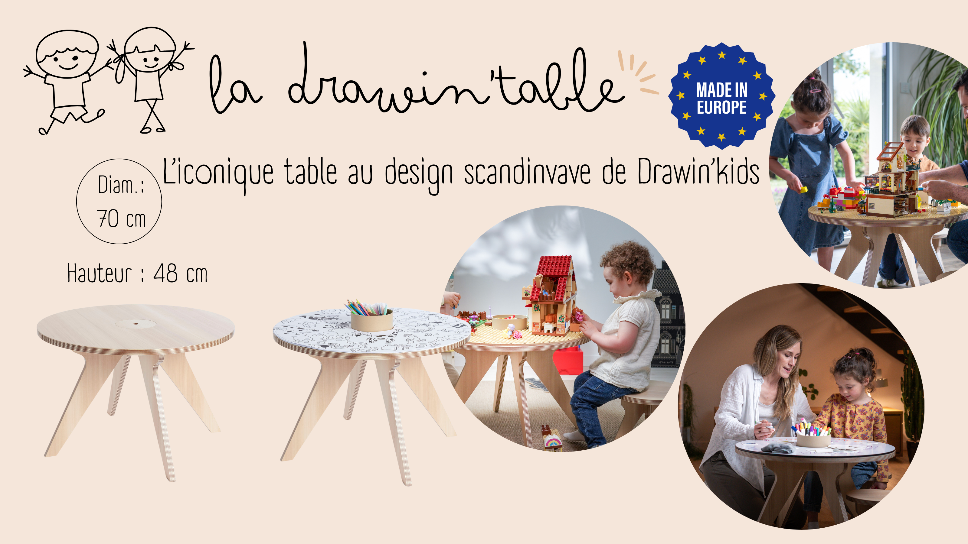 Une table à leur hauteur, un monde à inventer ! - Ulule