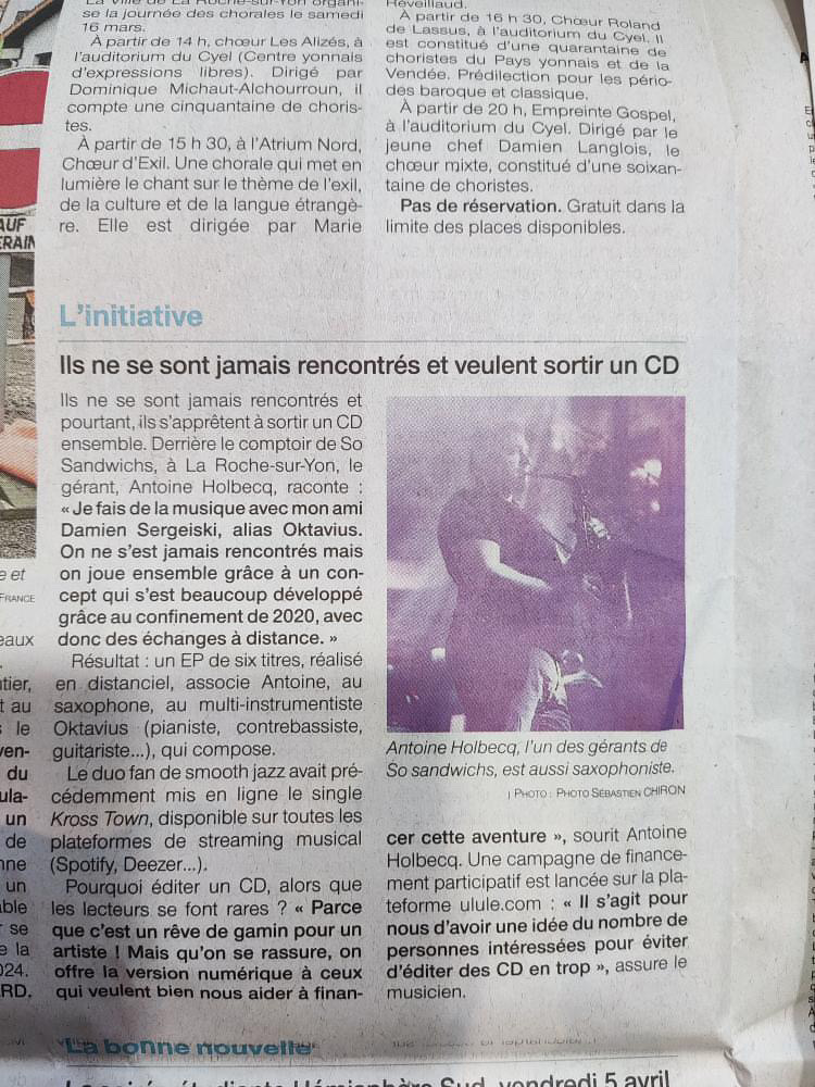 Oktavius meets Antoine Holbecq - un disque smooth jazz - Ulule