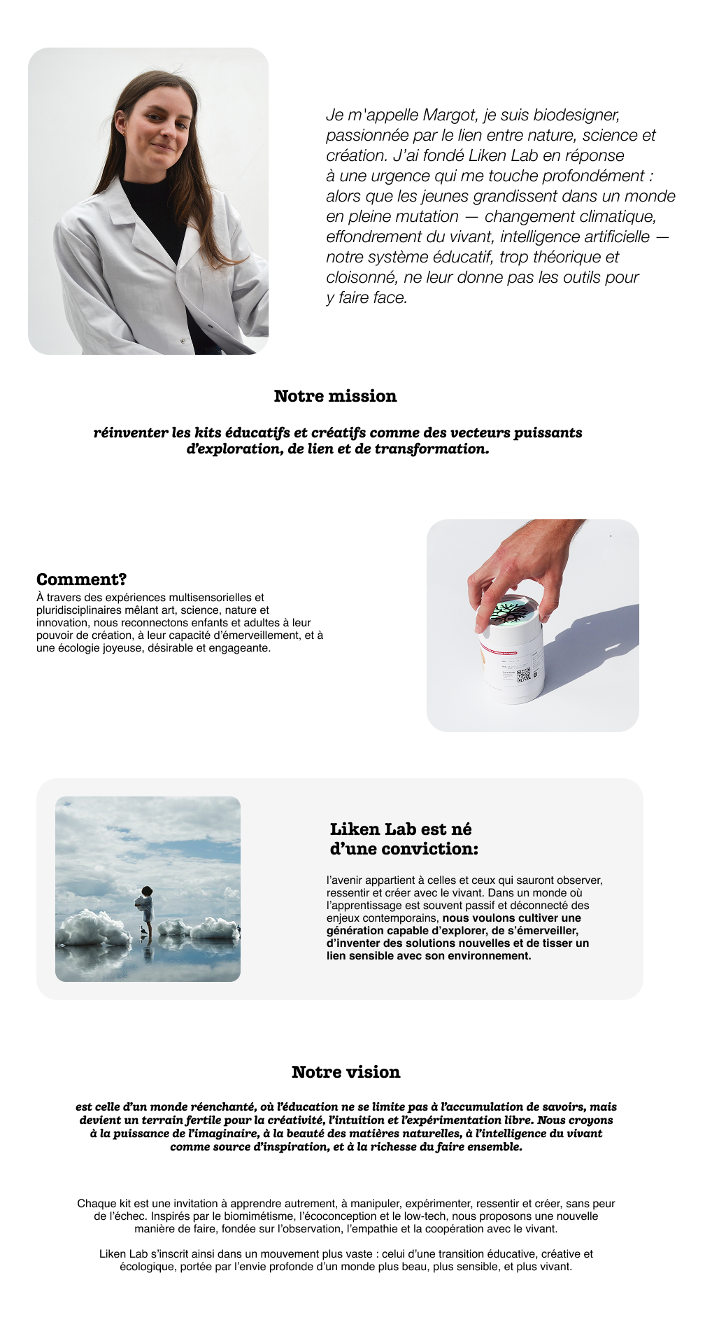 Liken Lab : Apprends à fabriquer avec le vivant!