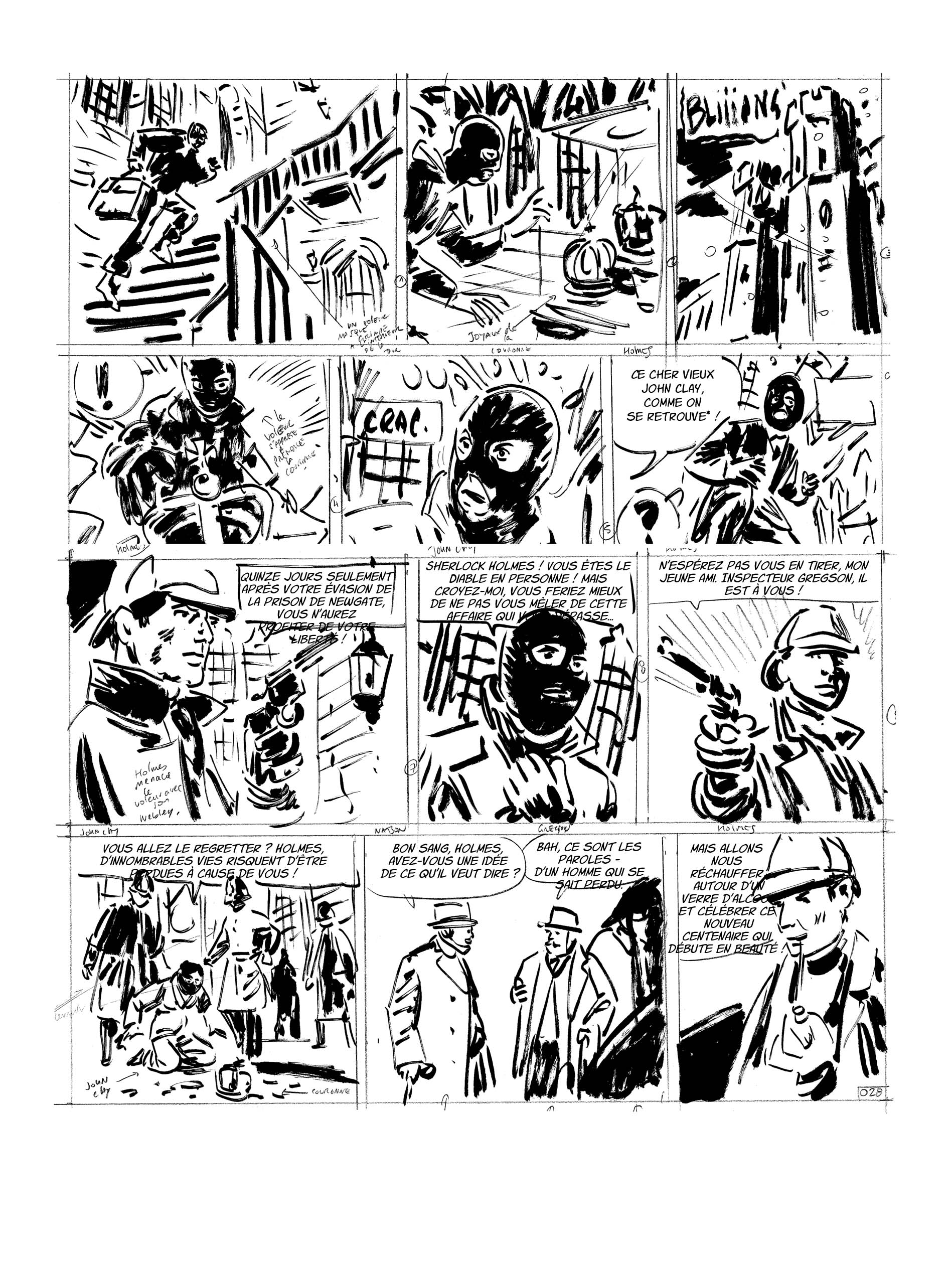 Tirage de tête noir et blanc "Fantômes à l'Écossaise" - Ulule