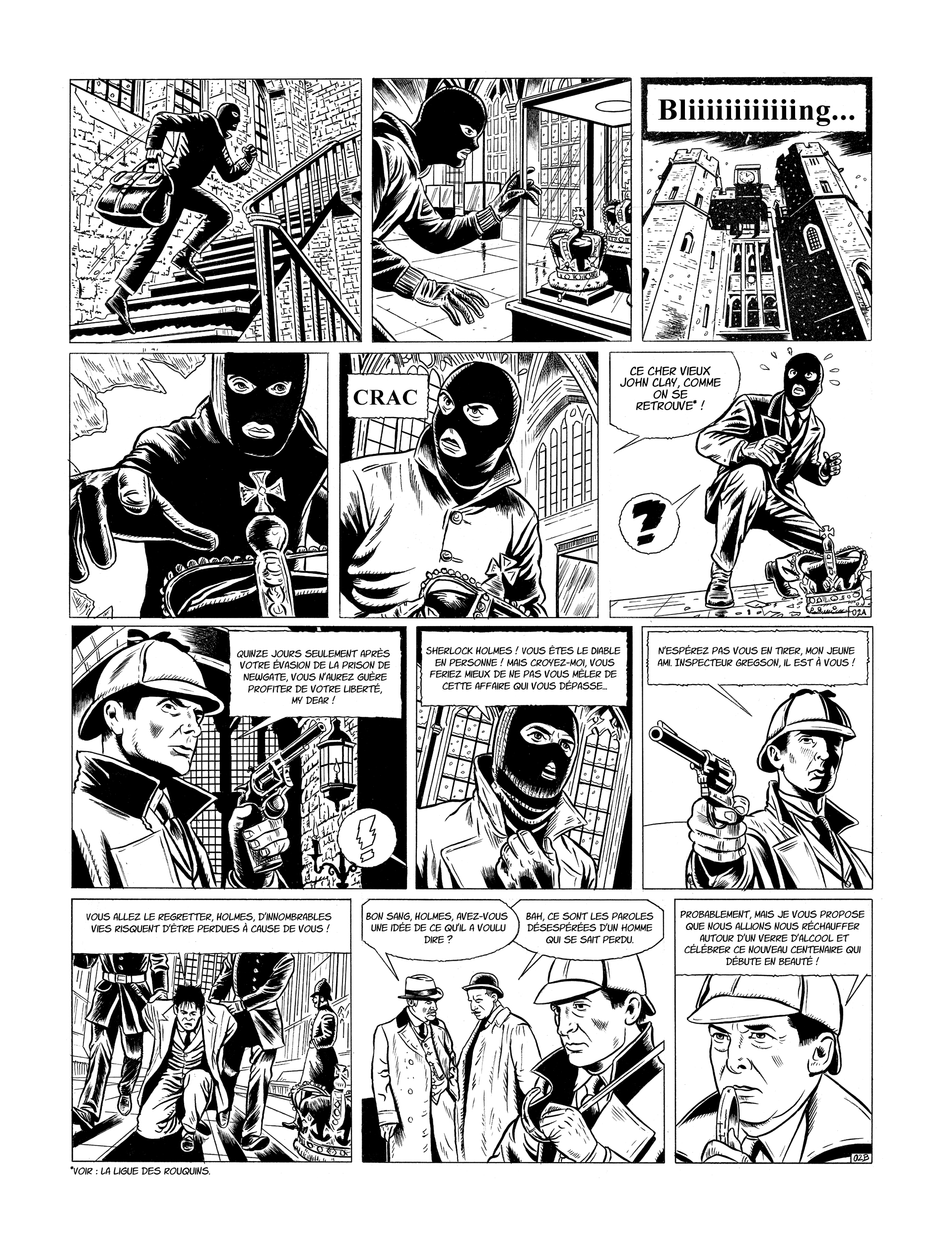 Tirage de tête noir et blanc "Fantômes à l'Écossaise" - Ulule