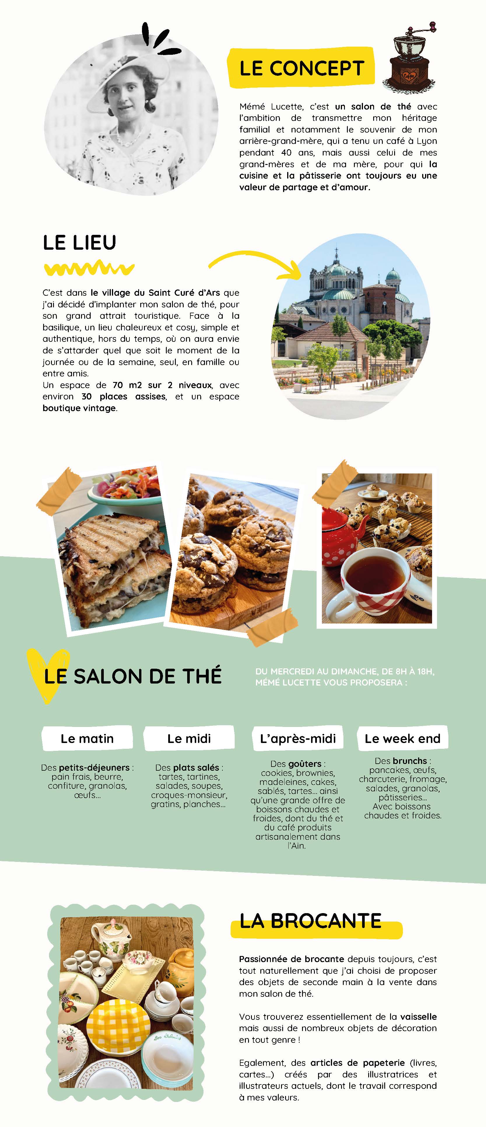 Salon de thé / brocante Mémé Lucette