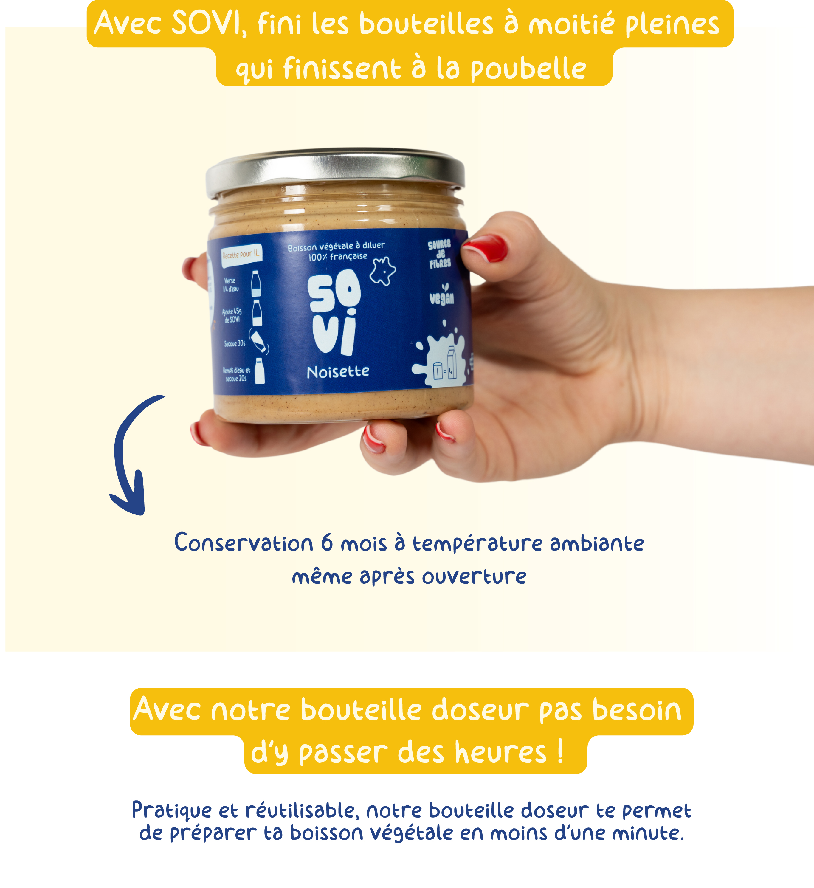 SOVI, la boisson végétale à diluer 100% française - Ulule