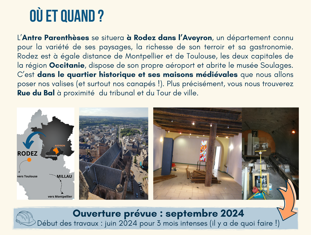 L'Antre Parenthèses, concept-bar autour de la pause à RODEZ