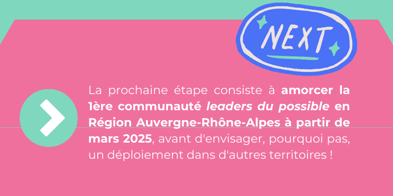 leaders du possible : partager, inspirer, impacter