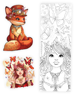 Cahier de coloriages, vol 4 de Laure Phelipon - Ulule