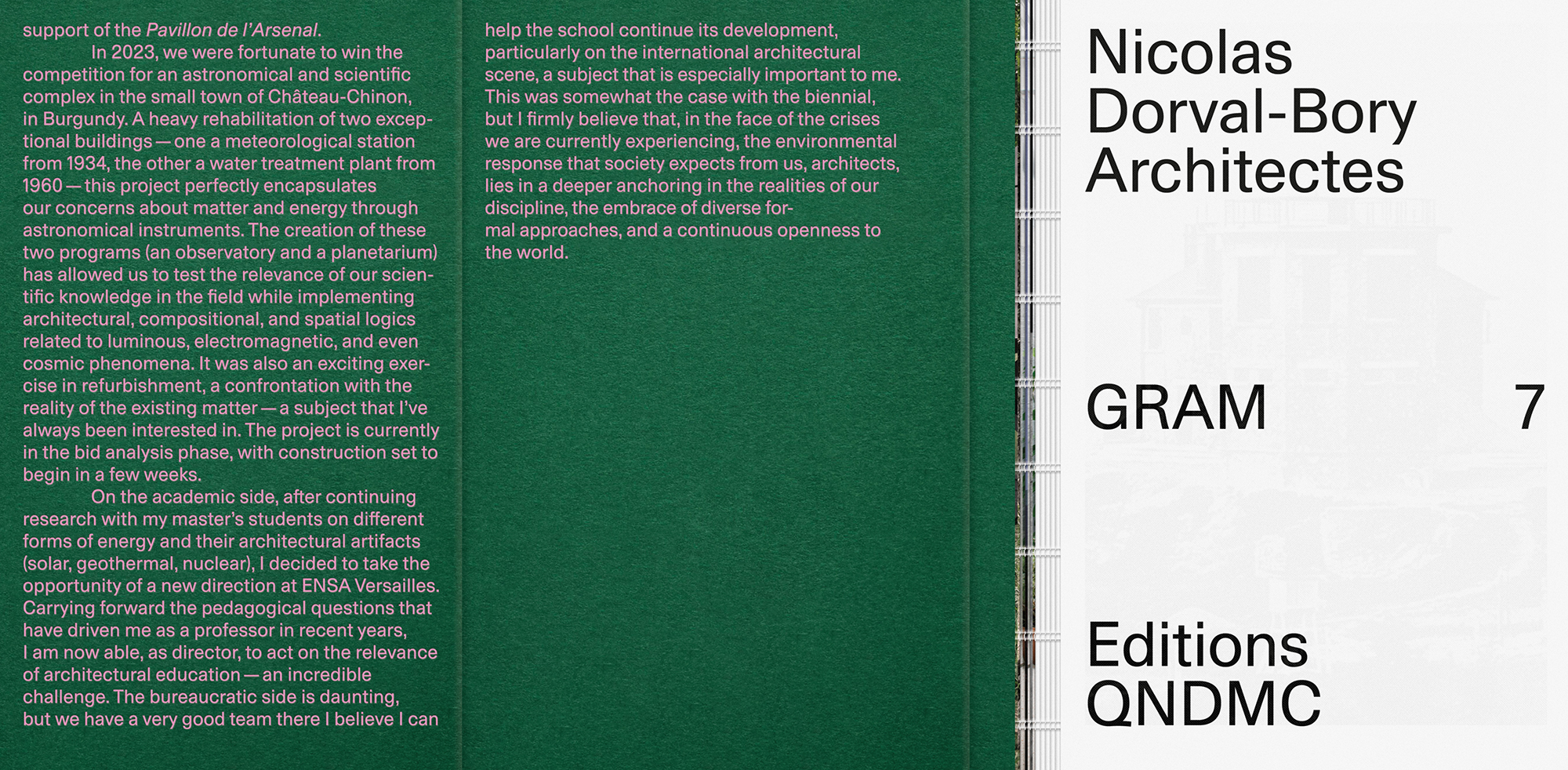 GRAM x Nicolas Dorval-Bory Architectes - Ulule