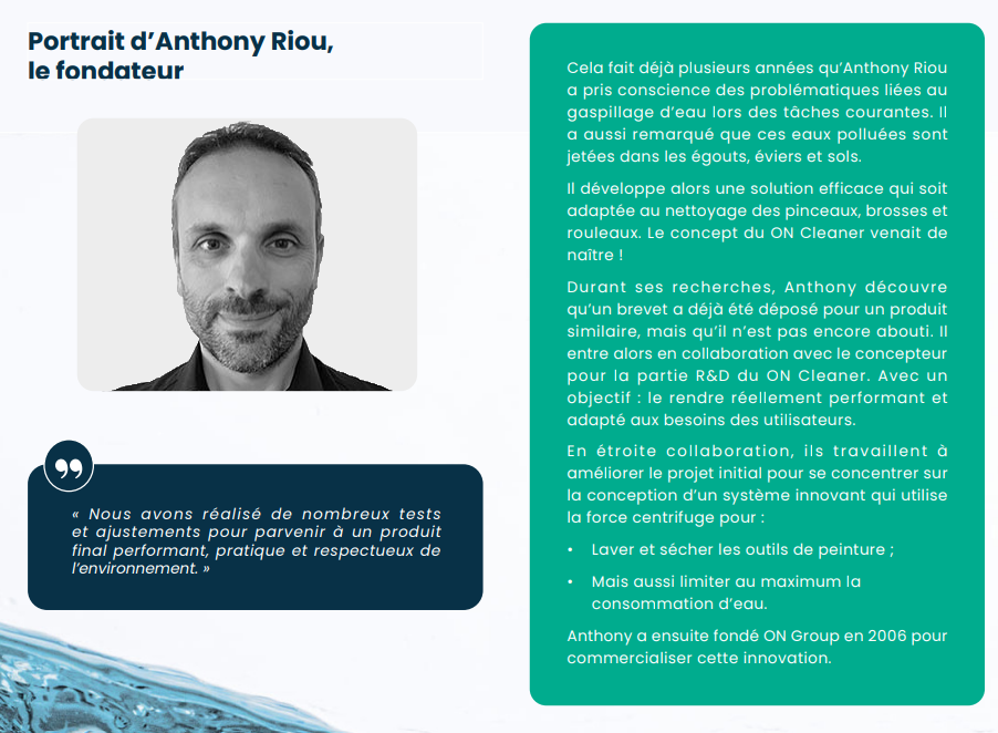 On Cleaner - Nettoyeur et Essoreur Pinceaux et Rouleaux