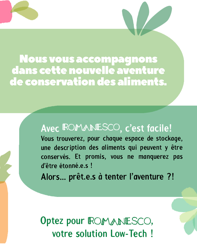 Romanesco, le garde-manger Low-Tech pour un avenir durable.